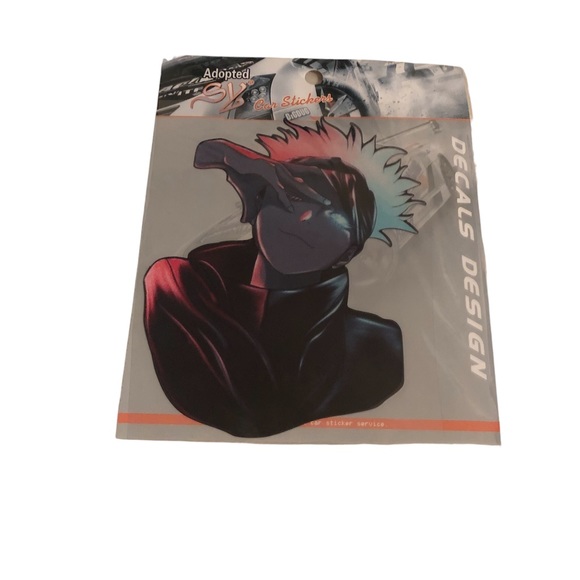 Wall Decor | Jujutsu Kaisen Satoru Gojo Anime Peeker Sticker Decal Car ...